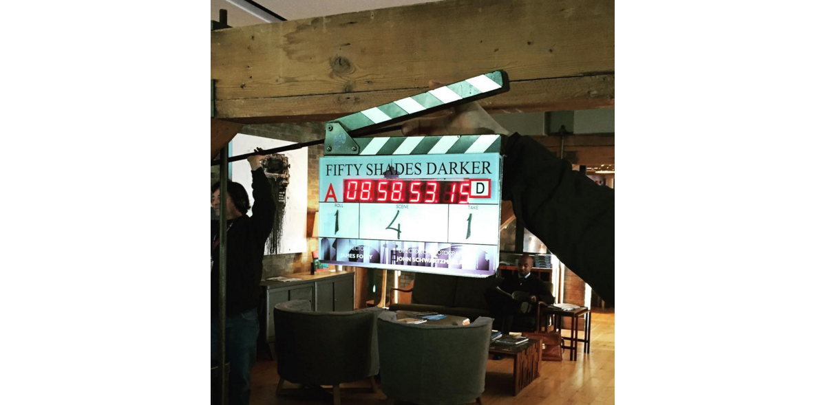 Photo : Première image du tournage de Fifty Shades Darker. - Purepeople
