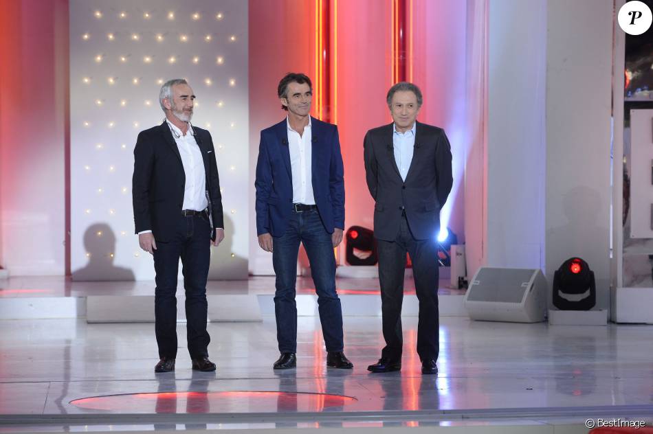 Loïck Peyron, Stéphane Peyron et Michel Drucker - Enregistrement de l ...