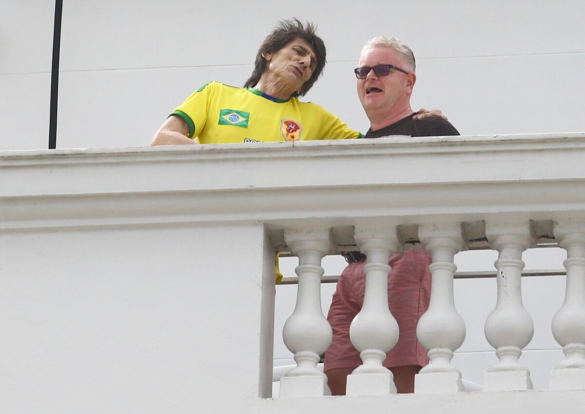 Photo : Ronnie Wood à Rio de Janeiro, le 21 février 2016. - Purepeople