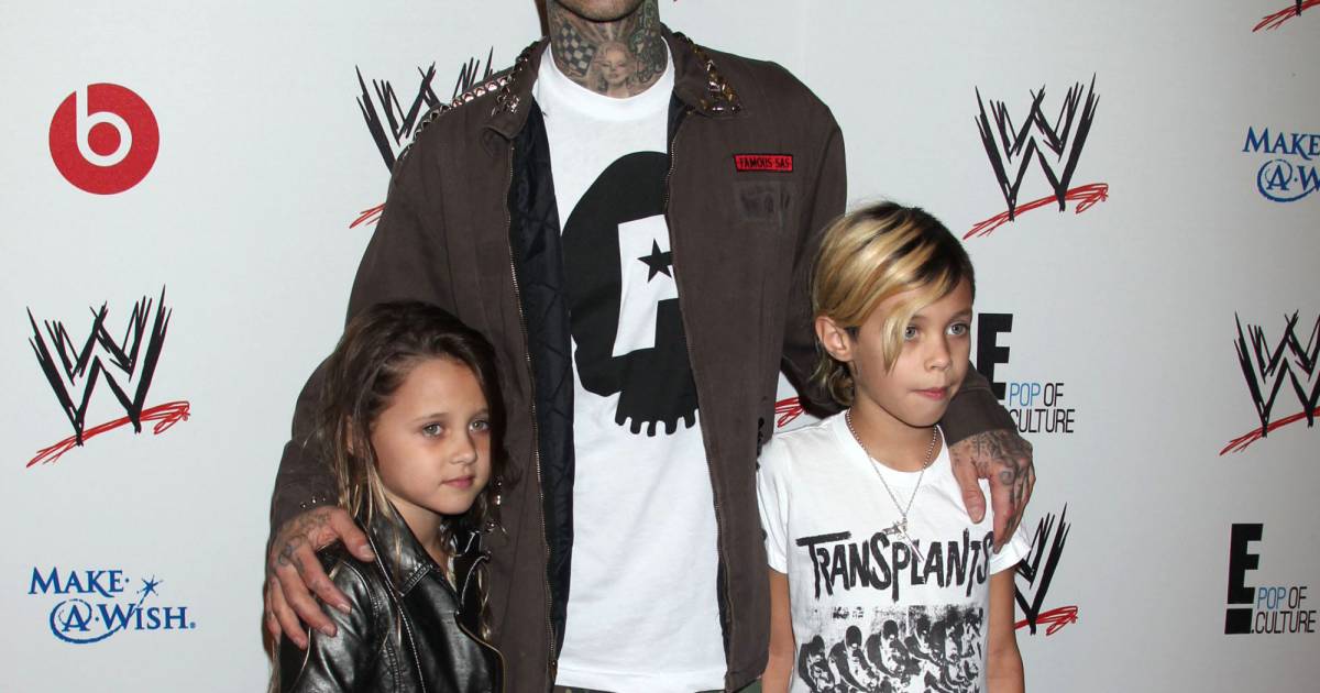 Travis Barker et ses enfants à la Soiree Superstars For Hope au Beverly ...