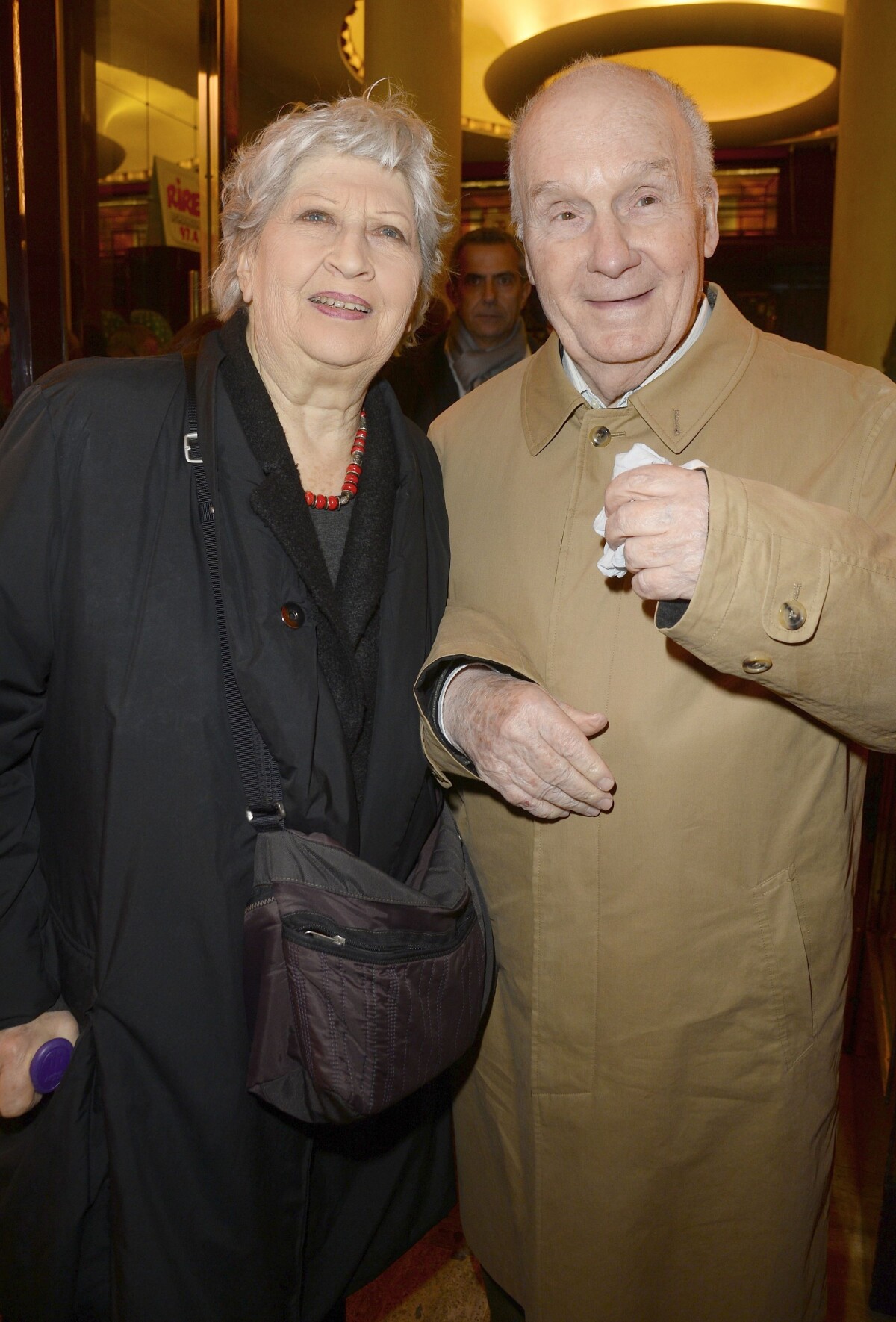 Photo : Michel Bouquet et sa femme Juliette Carré - Photocall de la ...
