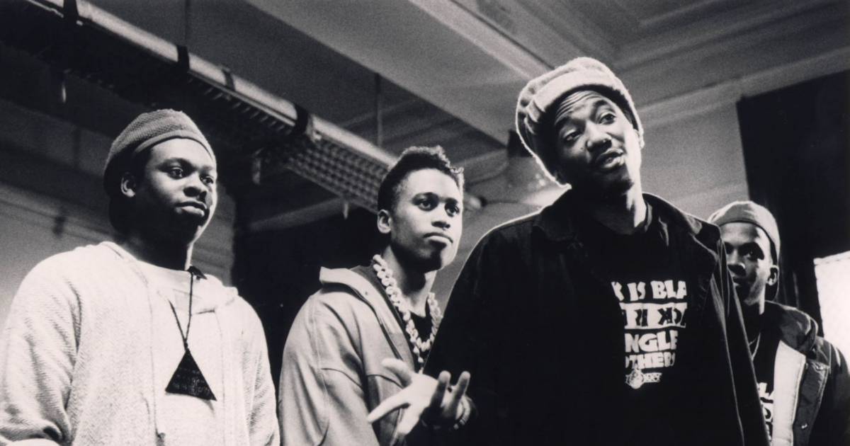 Jarobi White, Ali Shaheed Muhammad, Q-Tip, et Phife Dawg du groupe A ...