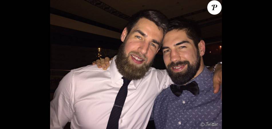 Nikola Karabatic, ici avec son frère Luka, et sa compagne Géraldine ...