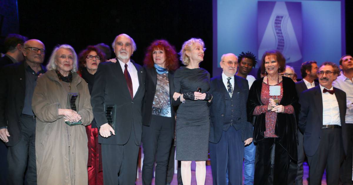 Volker Schlöndorff, Micheline Presle, Jean-Louis Livi ave sa femme ...