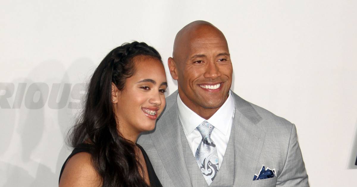 Dwayne Johnson et sa fille Simone Alexandra Johnson à l'Avant-première ...