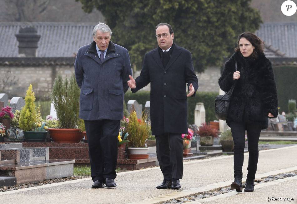 François Hollande et les enfants de François Mitterrand, Gilbert ...