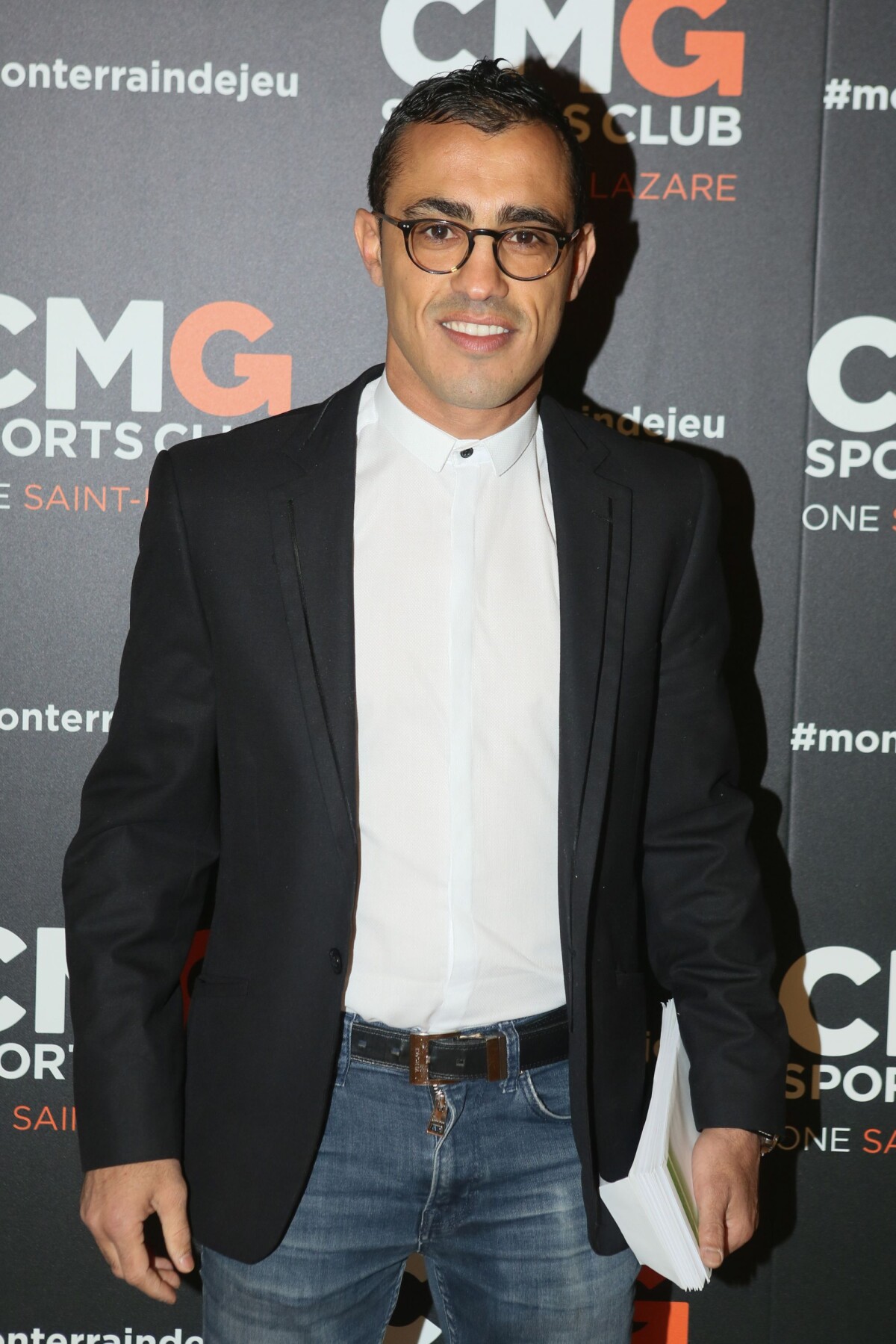 Photo : Redouane Asloum à l'inauguration du CMG Sports Club ONE Saint ...