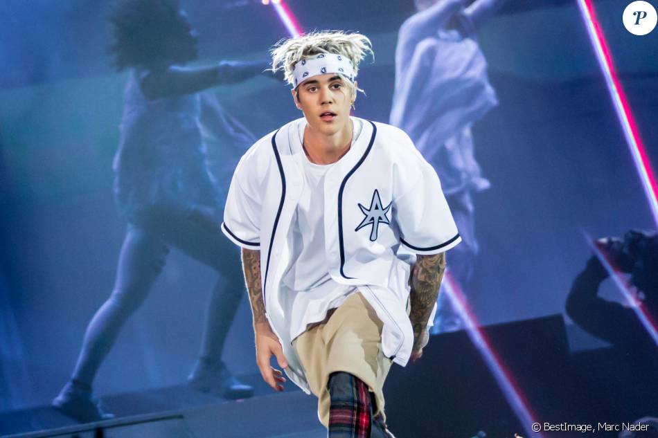 Justin Bieber en concert à Auburn Hills dans le cadre de sa tournée The ...