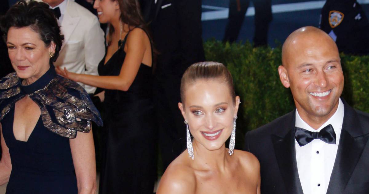 Hannah Davis et son fiancé Derek Jeter - Met Gala 2016, vernissage de l ...