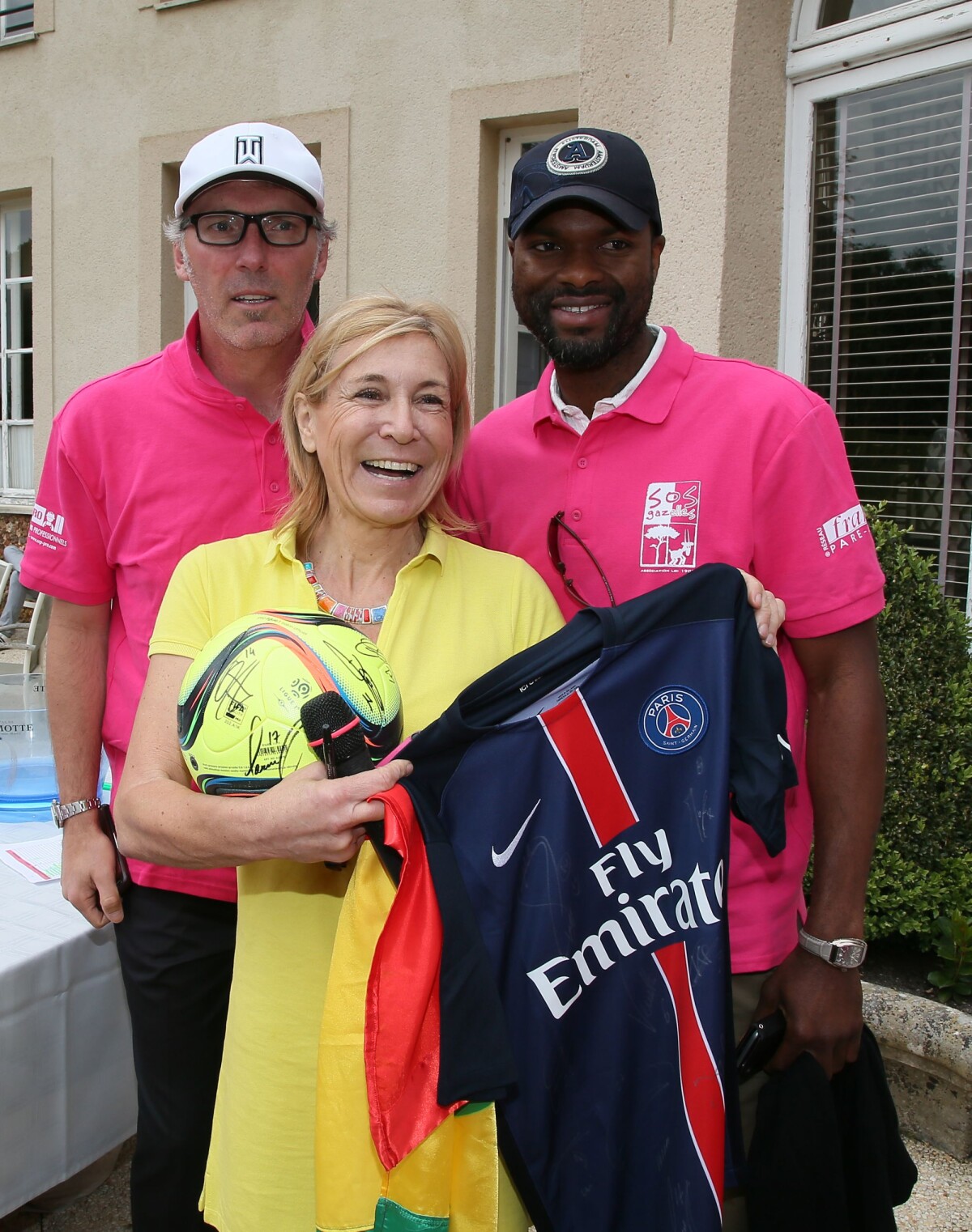 Photo : Laurent Blanc, Véronique Chaplain - 24ème édition du "Tee Break du Coeur" organisée dans ...