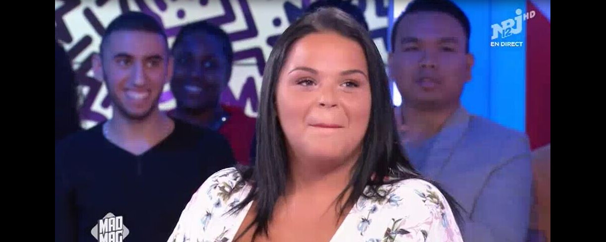 Photo : Sarah Fraisou des "Anges 8" sur le plateau du "Mad Mag", lundi ...
