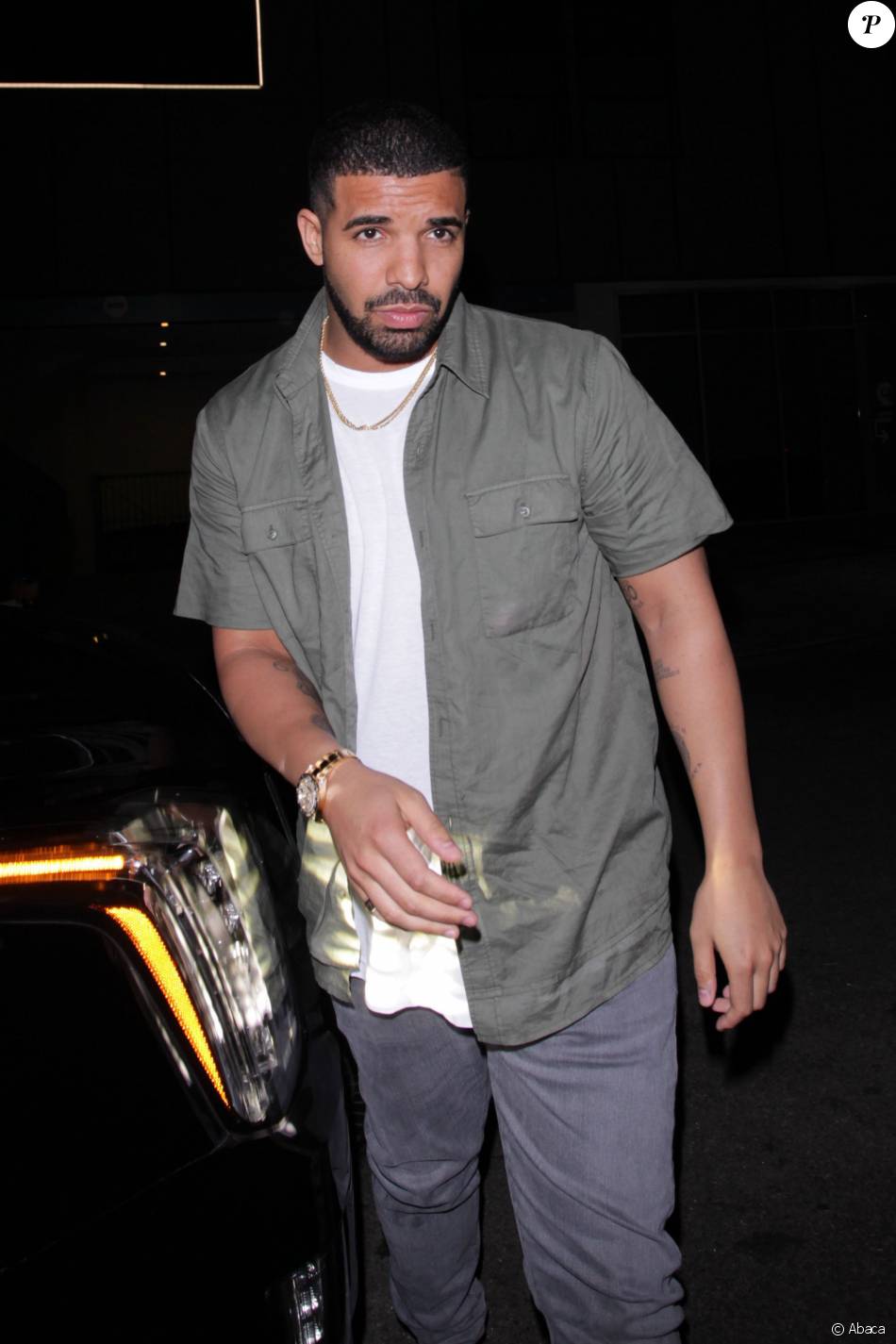 Drake lors de son arrivée au club The Nice Guy à Los Angeles le 31 mai ...