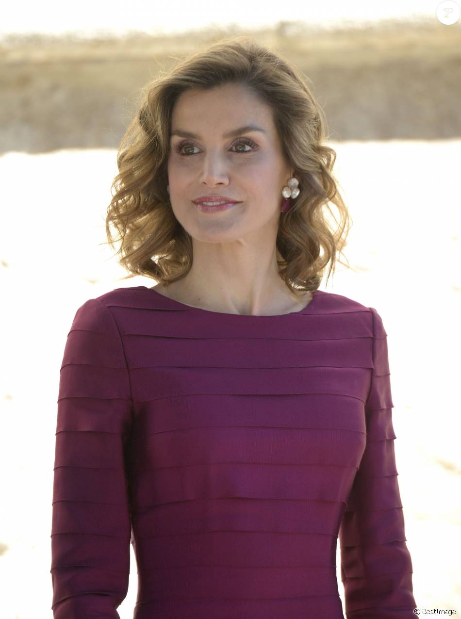 Letizia d'Espagne à Palencia le 1er juin 2016 pour la cérémonie de ...