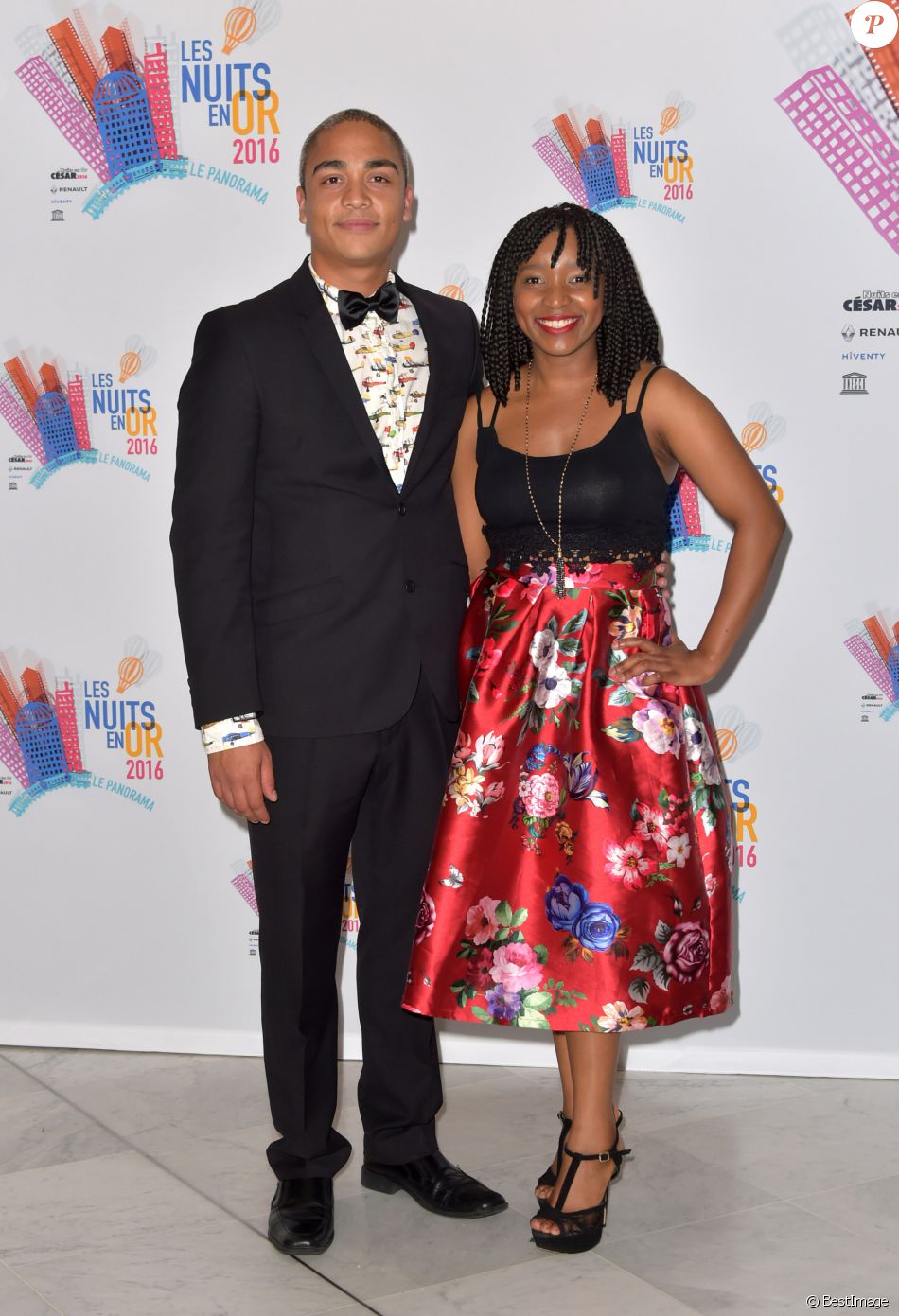 Travis Taute, Nosipho Dumisa - Photocall du dîner du 6ème gala Les ...