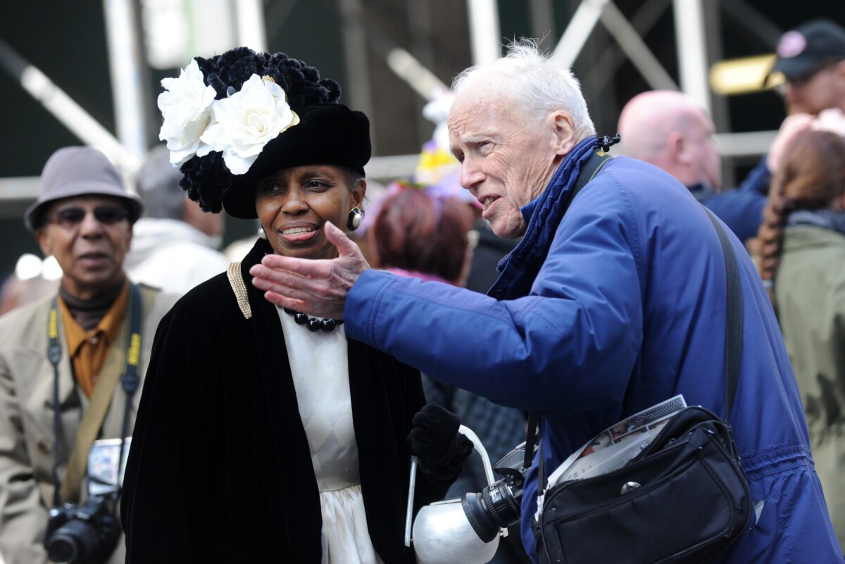 Photo : Bill Cunningham à New York, le 26 mars 2016. - Purepeople