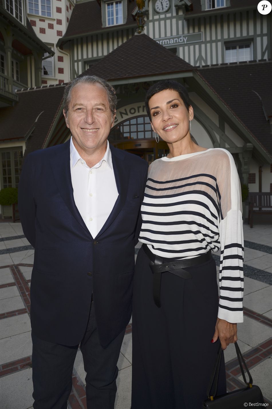 Cristina Cordula et son compagnon Frédéric Cassin - Inauguration de l ...