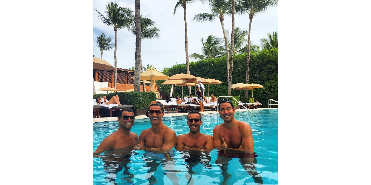 Photo : Cristiano Ronaldo en vacances à Miami, août 2016, photo ...