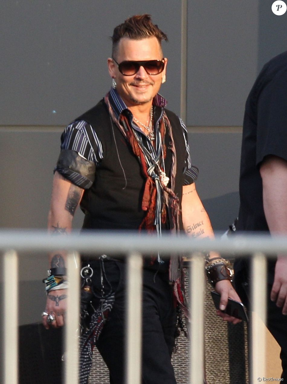 Exclusif - Johnny Depp au Casino Sands à Bethlehem en Pennsylvanie, le ...