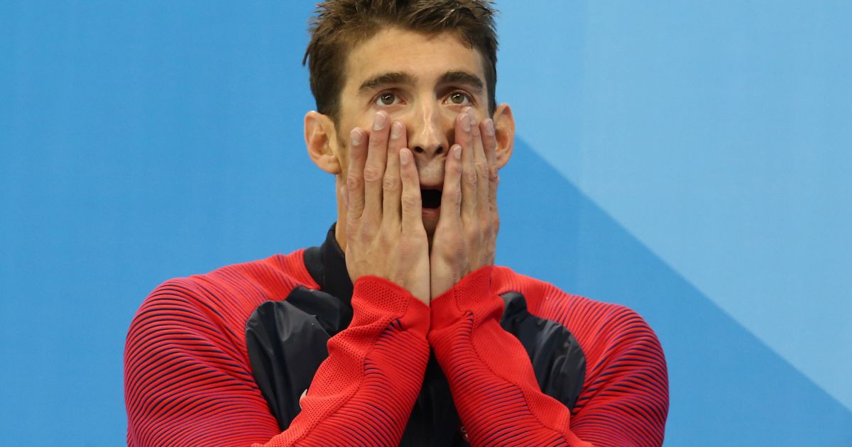 Michael Phelps médaille d'or du 200m masculin quatre nages individuel ...
