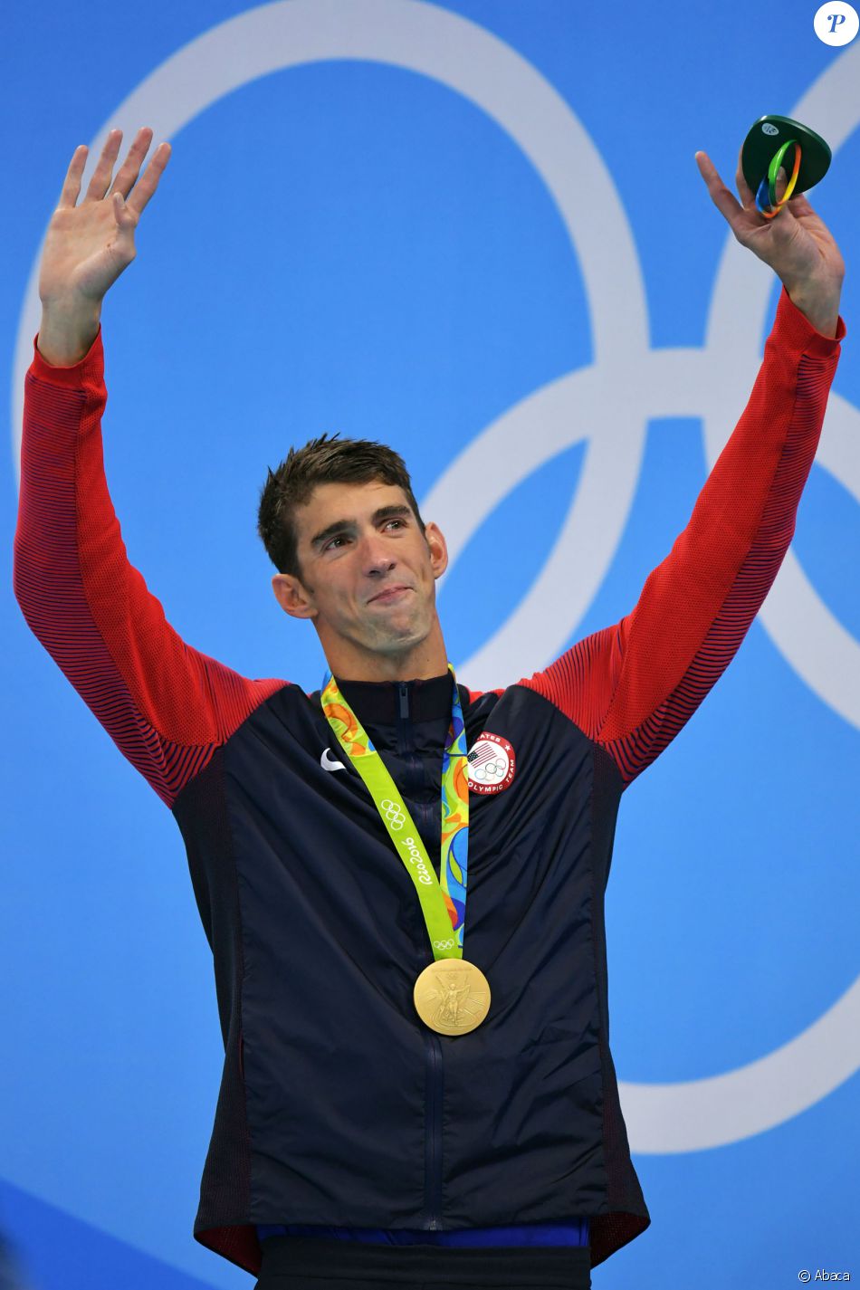 Michael Phelps en larmes après avoir gagné sa 22e médaille d'or à Rio ...