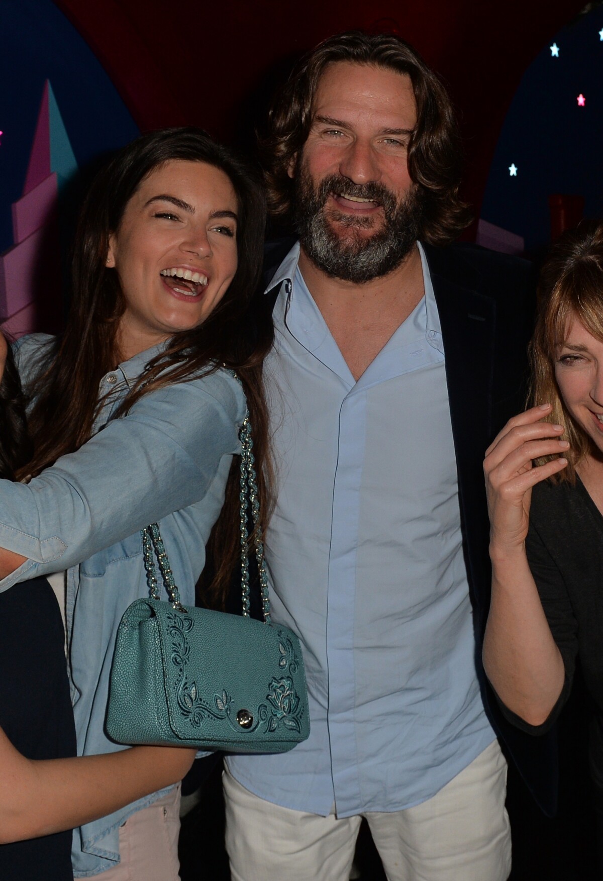 Photo : Fréderic Beigbeder et sa compagne Lara Micheli - Frédéric Beigbeder mixe pour l'After ...