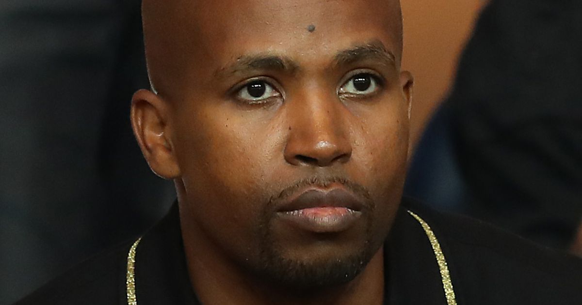 Rohff lors du match de Ligue 1 PSG - AS Saint-Etienne au Parc des ...