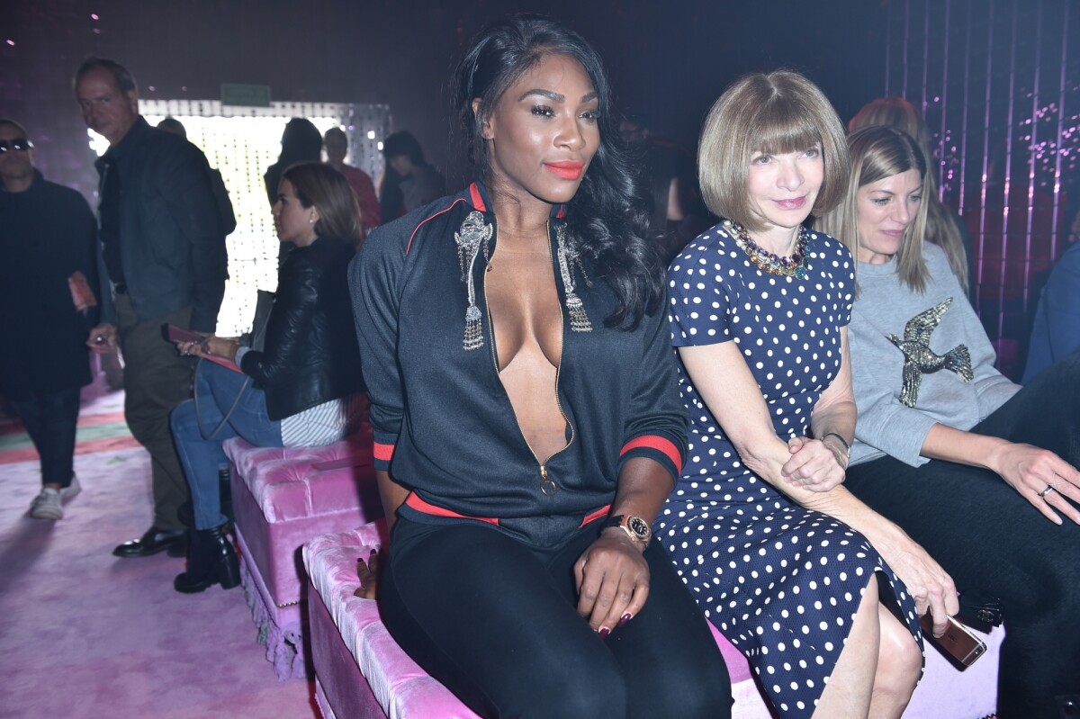 Photo : Venus Williams et Anna Wintour au défilé Gucci à Milan, le 21 ...