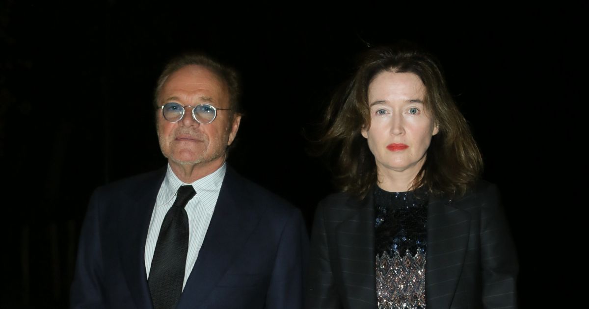 Guillaume Durand et sa femme Diane de Mac Mahon - Arrivées au dîner d ...