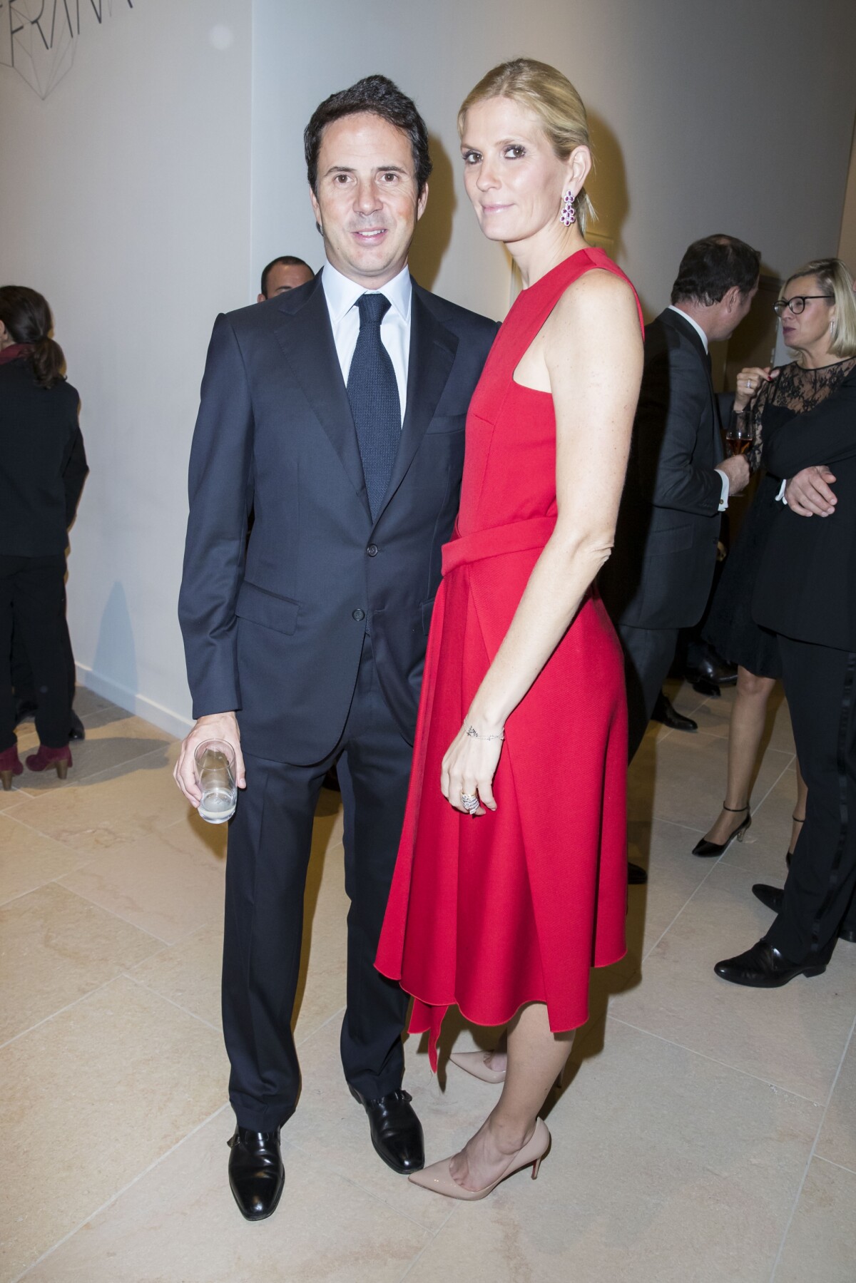 Photo : Ian Gallienne et sa femme Ségolène Frère - Dîner d'inauguration ...