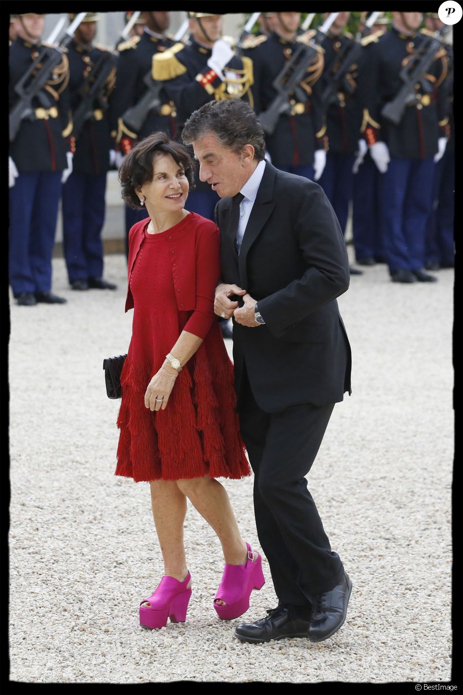 Jack Lang et sa femme Monique Lang - Dîner d' Etat donné par le ...