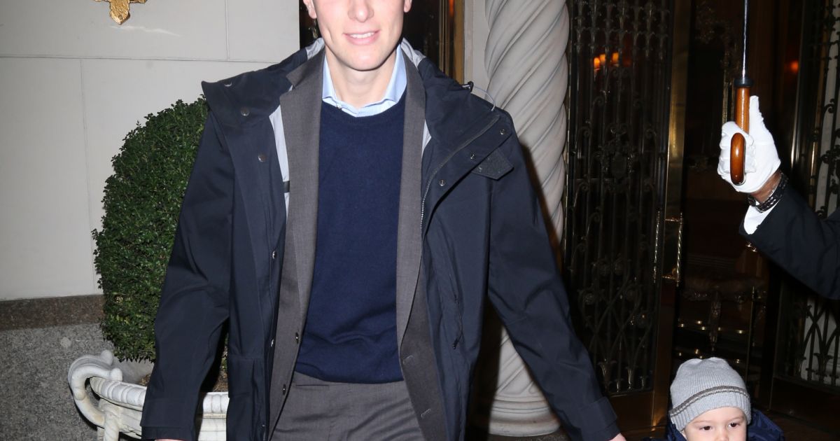 Le mari d'Ivanka Trump, Jared Kushner et ses enfants Joseph Frederick ...
