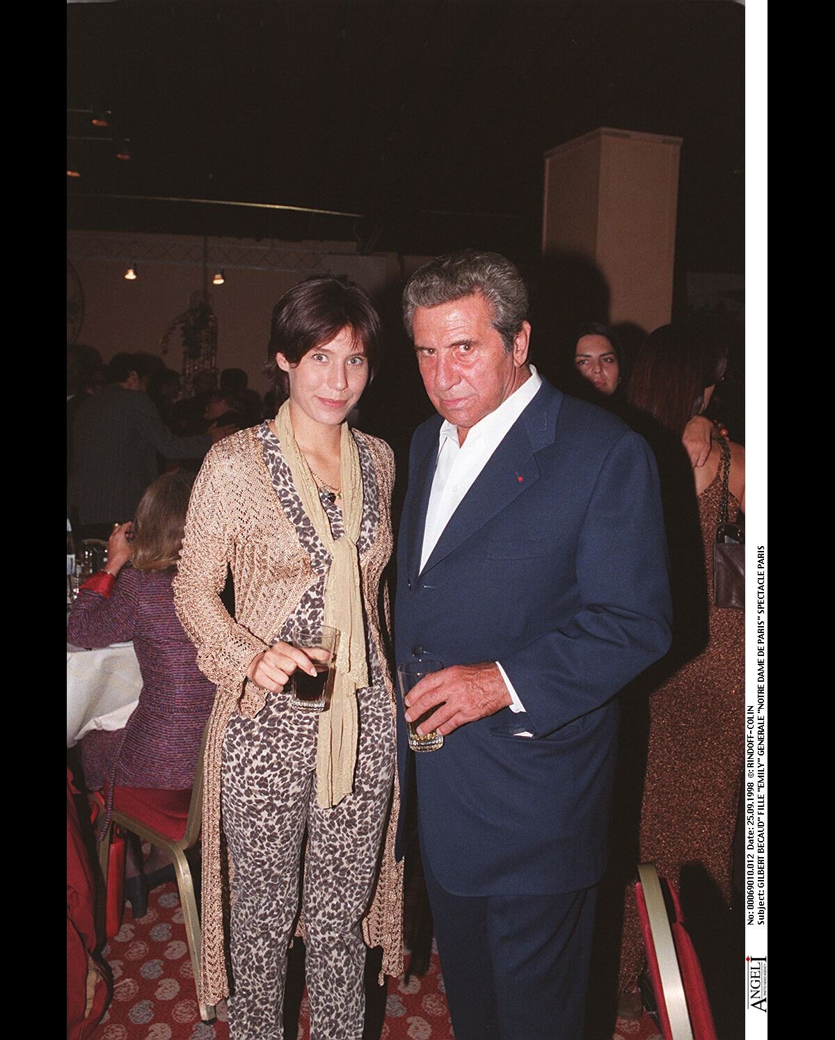 Photo : Gilbert et Emily Bécaud - Générale de Notre Dame de Paris, le ...