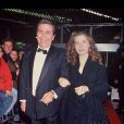 Gilbert et Emily Bécaud aux César, le 22 février 1992 - Purepeople