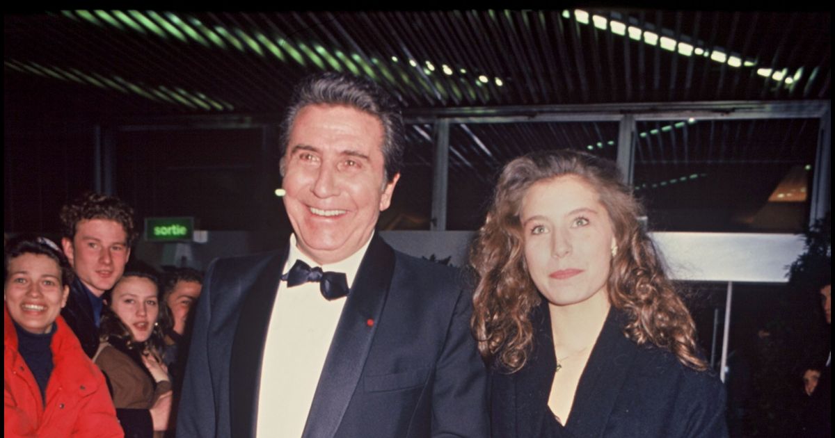Gilbert et Emily Bécaud aux César, le 22 février 1992 - Purepeople