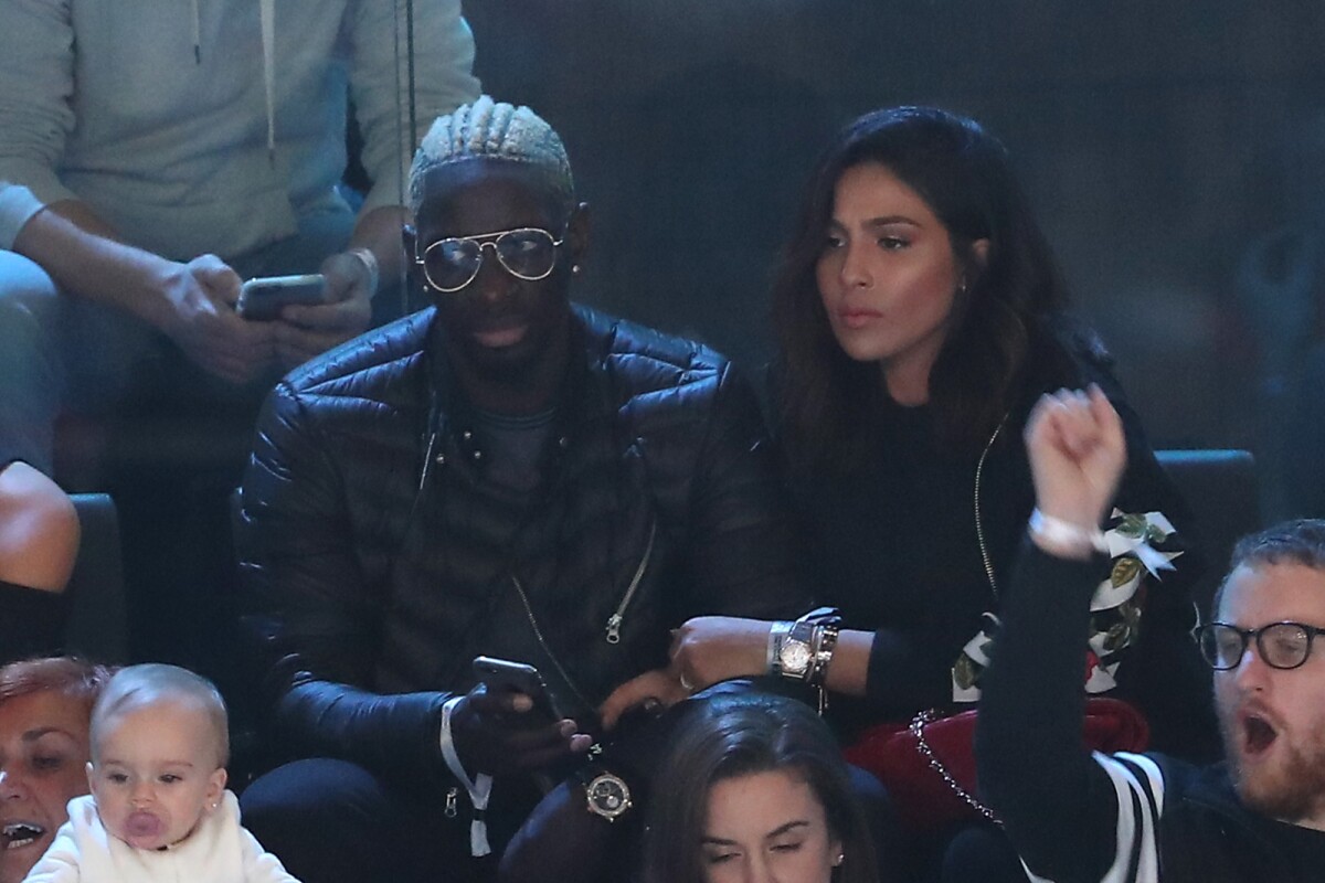 Photo : Mamadou Sakho et sa femme Majda Magui lors du match de finale ...
