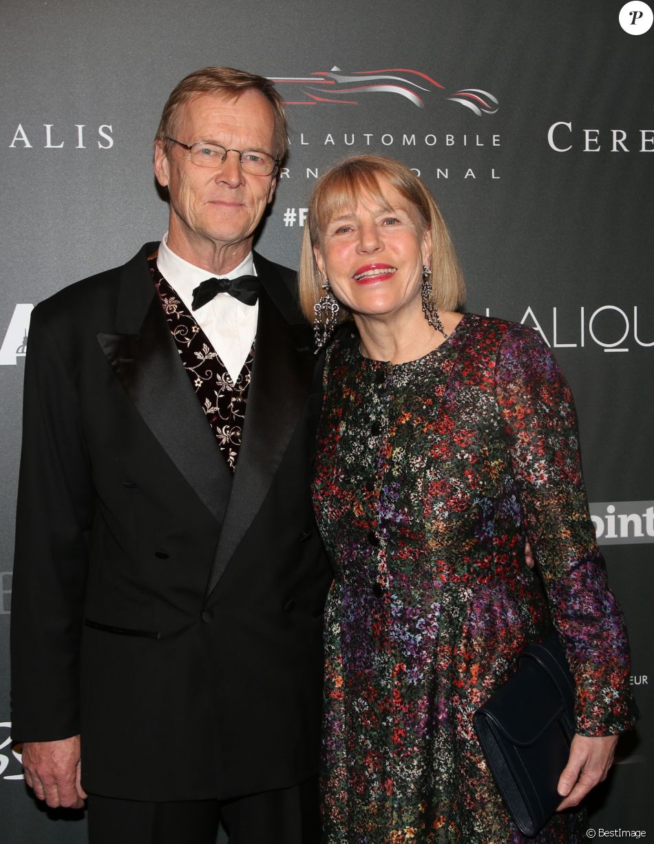 Ari Vatanen et sa femme Rita lors de la soirée d'inauguration de l ...