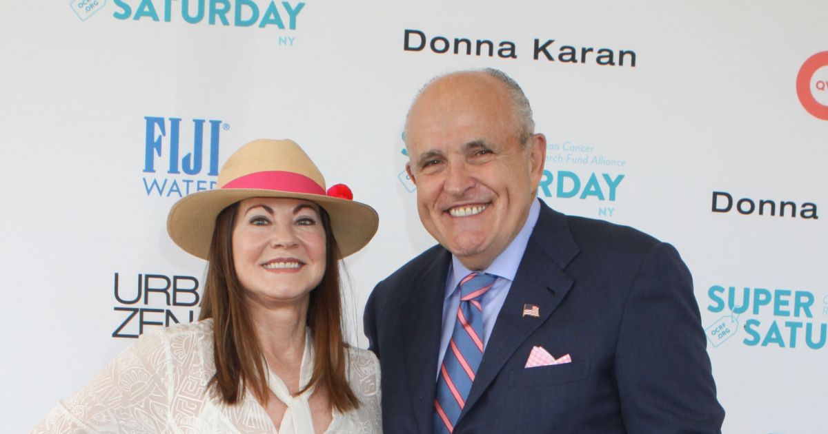 Judith Giuliani et son mari Rudy Giuliani lors du Super Saturday au ...