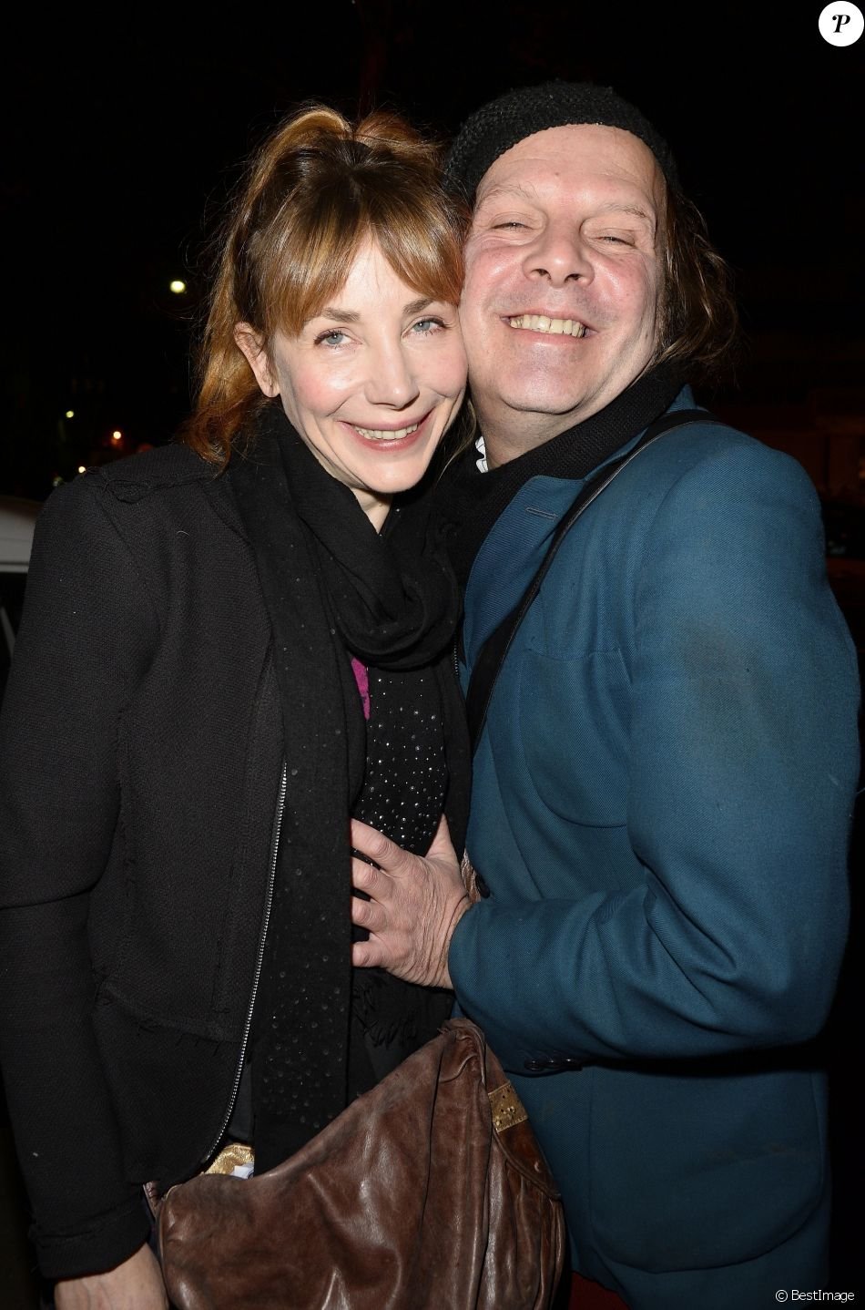 Semi-Exclusif - Julie Depardieu et son compagnon Philippe Katerine - People assistent au concert ...