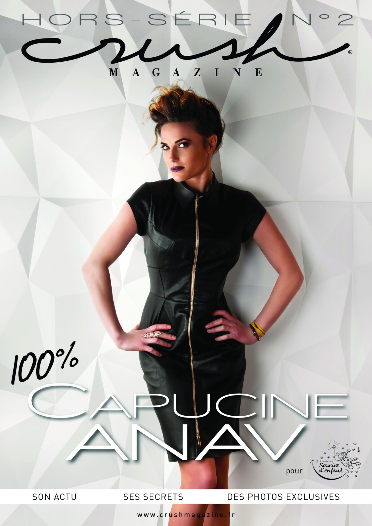 Photo : Capucine Anav fait la Une du nouveau hors-série de Crush ...