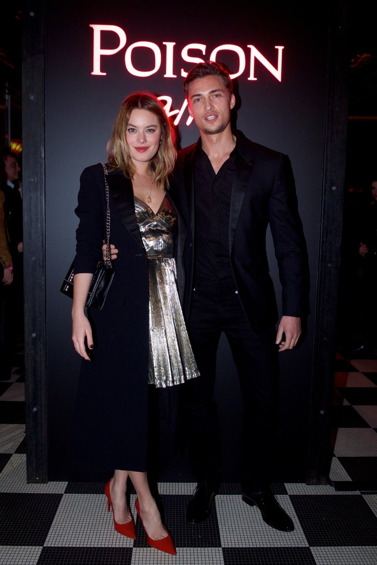 Photo : Exclusif - Camille Rowe-Pourcheresse (égérie du parfum) et ...