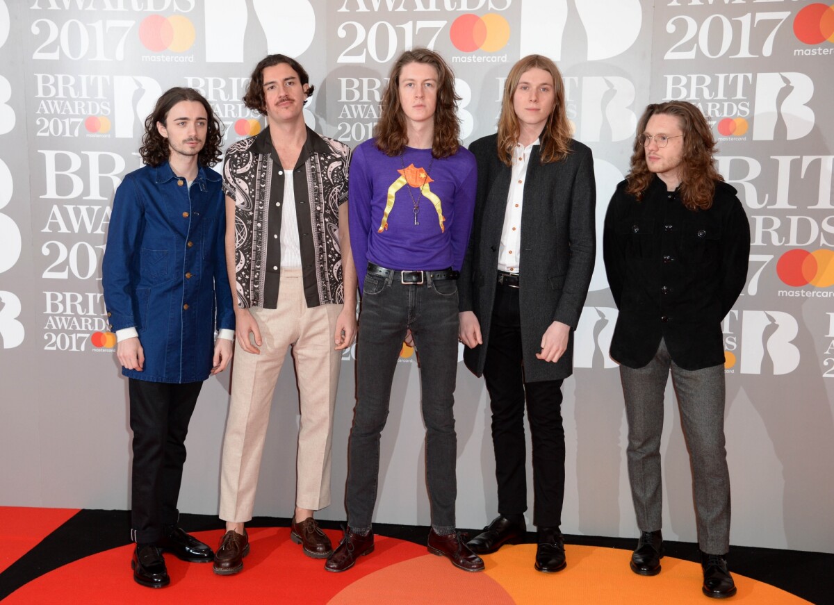 Photo : Blossoms lors des BRIT Awards, à O2 Arena, Londres, le 22 ...