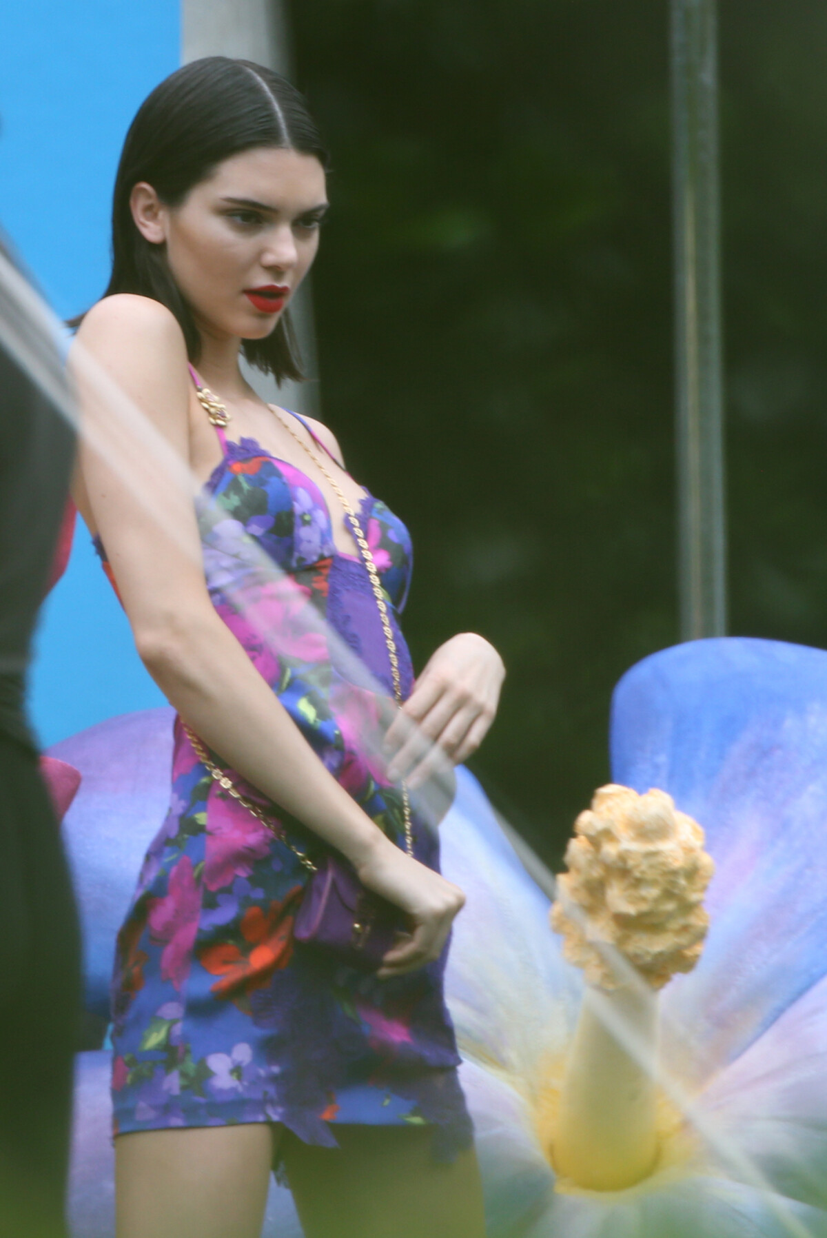 Photo : Kendall Jenner pose en lingerie lors d'une séance photo à Miami ...