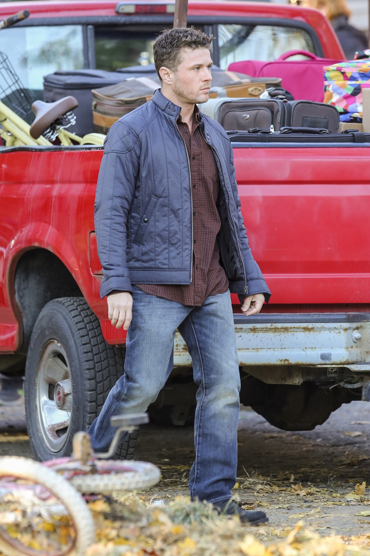 Photo : Exclusif - Ryan Phillippe sur le tournage de ''Wish Upon'' à ...
