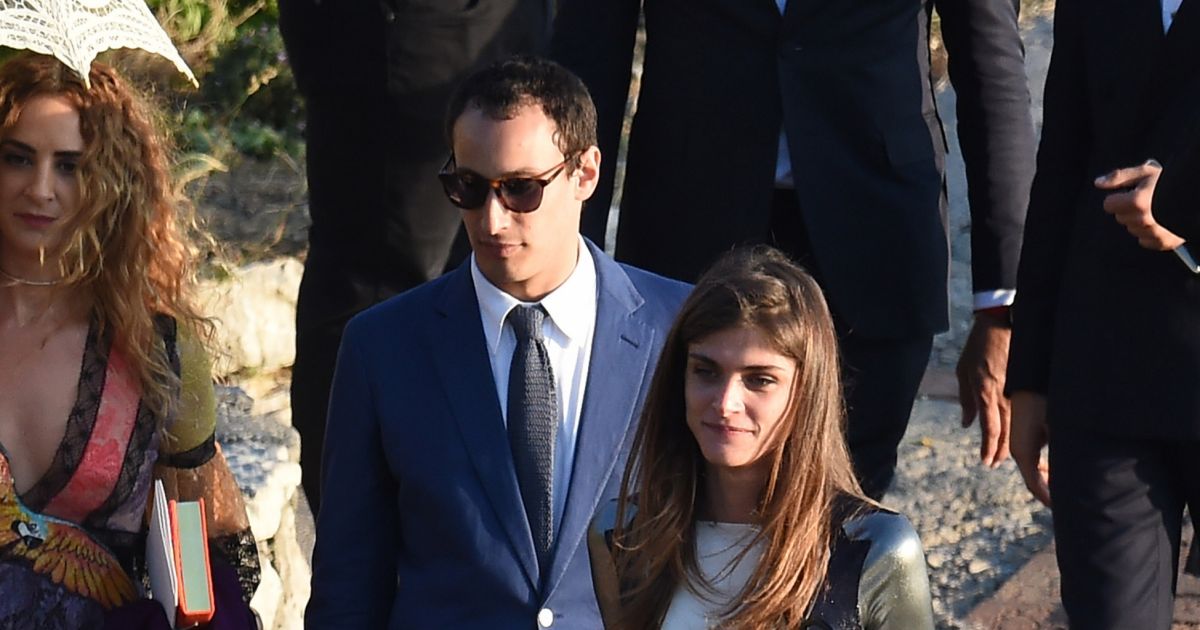 Elisa Sednaoui et son mari Alex Dellal au mariage de Giovanna Battaglia ...