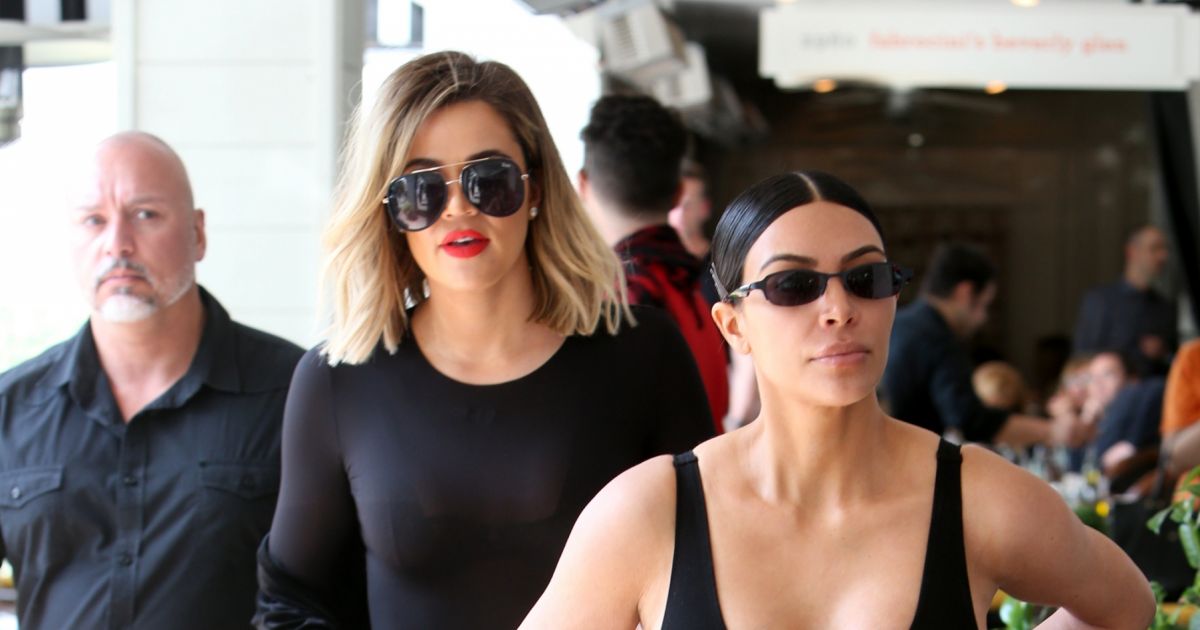 Kim Kardashian et ses soeurs Khloe Kardashian et Kourtney Kardashian ...