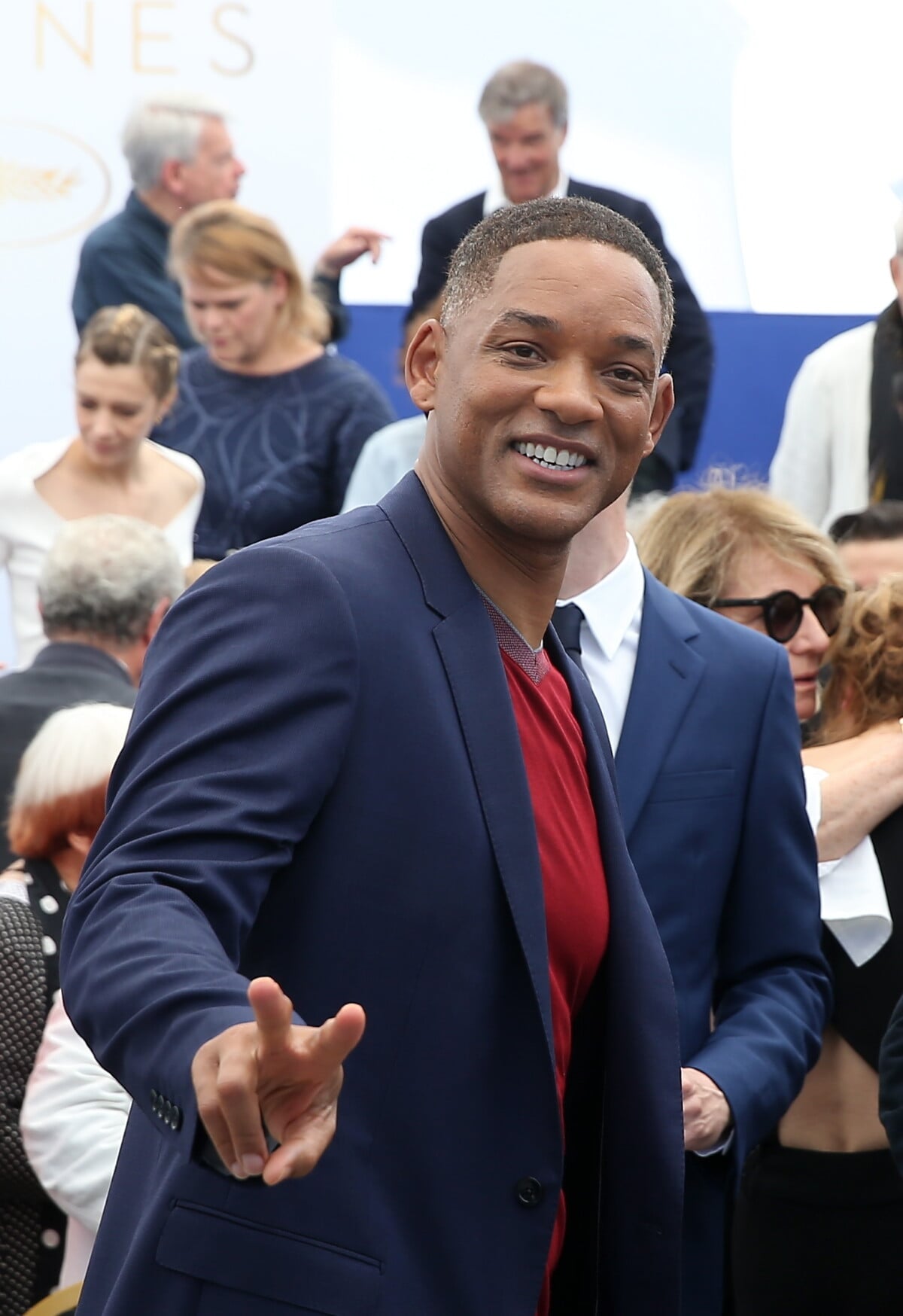 Photo : Will Smith au photocall anniversaire du 70e Festival ...