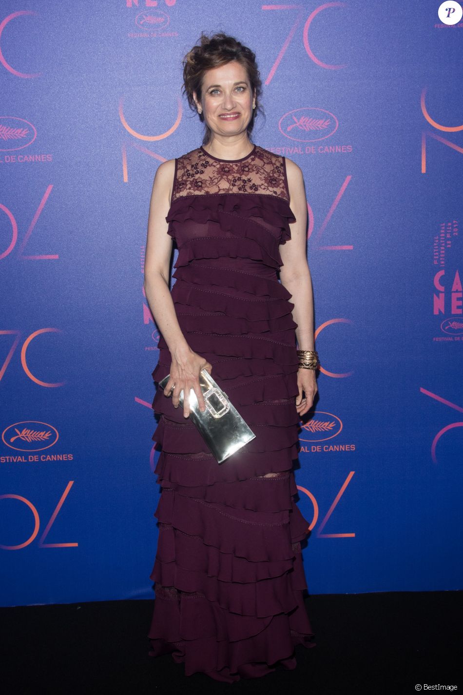 Emmanuelle Devos - Photocall du dîner des 70 ans du Festival ...