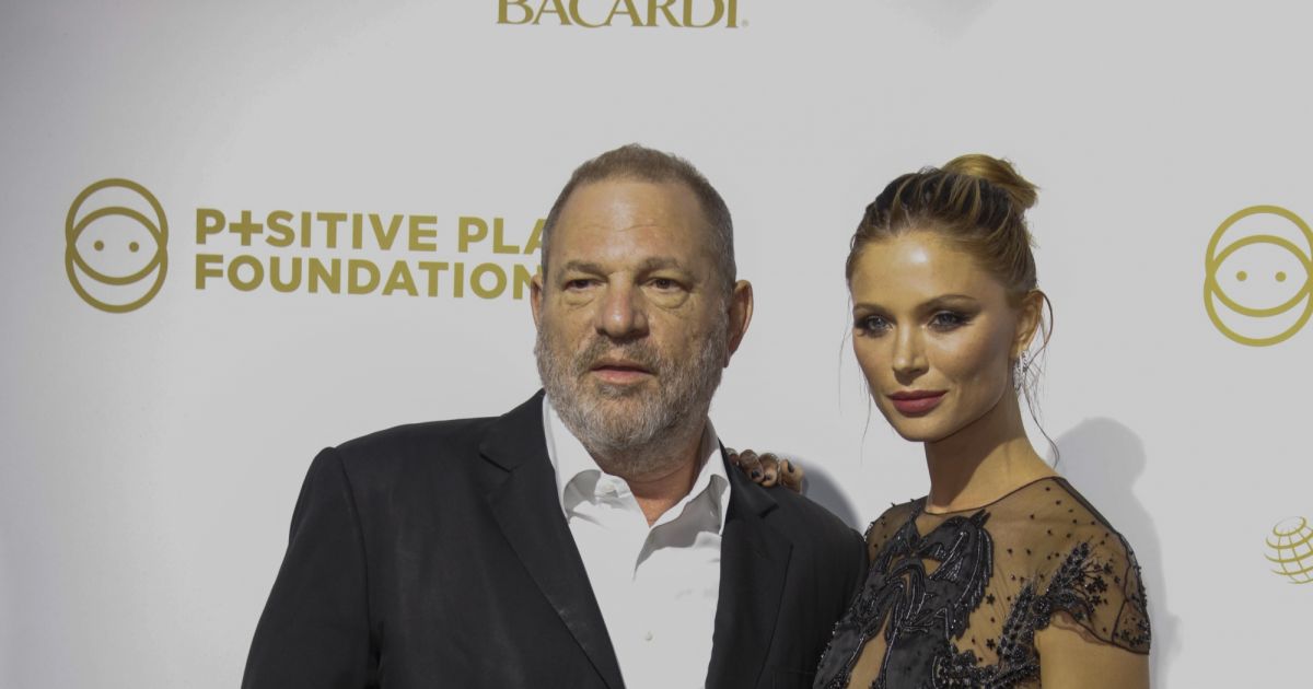 Harvey Weinstein et sa femme Georgina Chapman - Photocall de la soirée de la fondation Positive ...