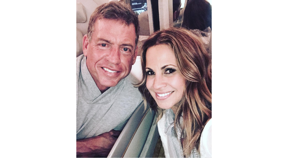 Photo : Troy Aikman et sa compagne Capa Mooty au début de leurs ...