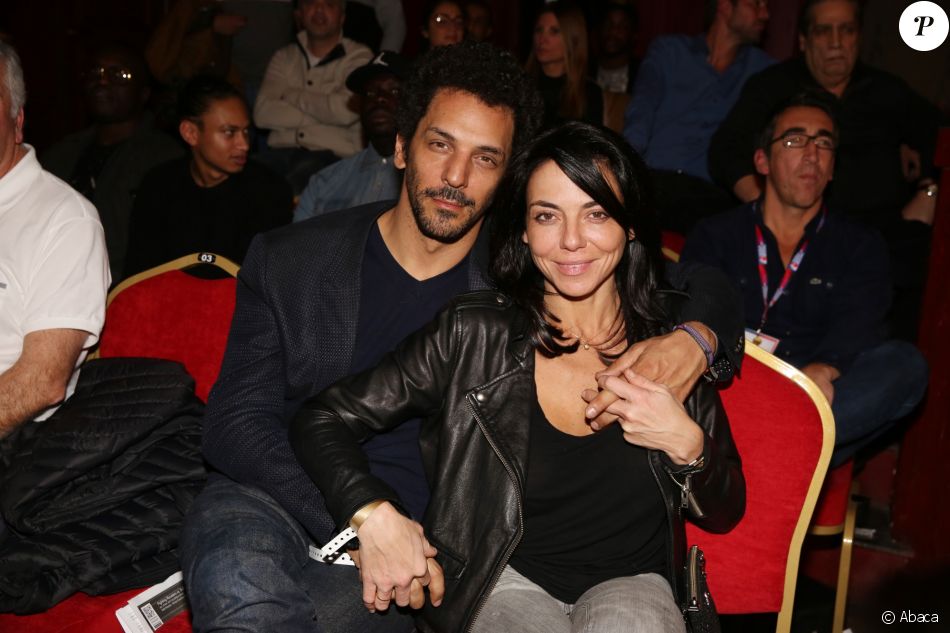 Tomer Sisley et sa compagne Sandra Zeitoun de Matteis lors des World ...